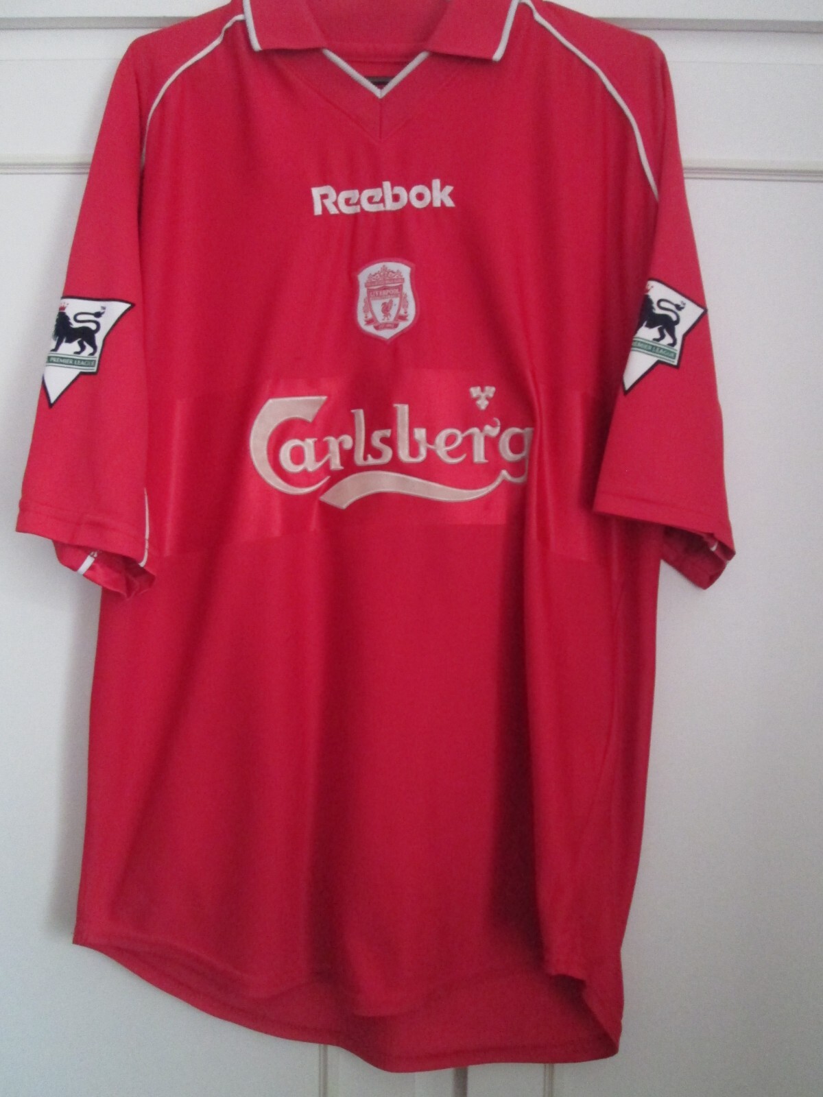 2000-2001 Liverpool Home Football Shirt Gerrard 17 42-44" Large /57250 ...