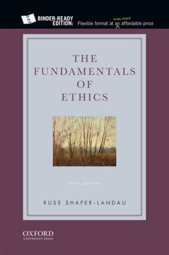 The Fundamentals of Ethics by Russ Shafer-Landau (2020, Other) for sale ...