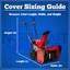 Snow Blower Storage Cover Waterproof Snow Rain Sun Protection Heavy ...