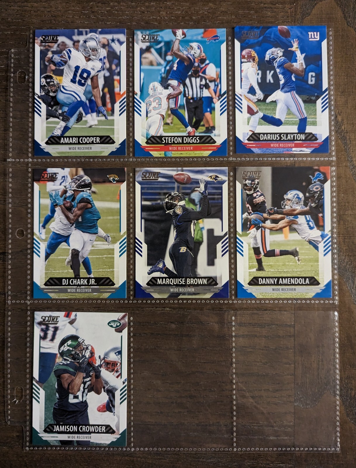 2021 Panini Score Football Cards - 7 Card of Lot | eBay
