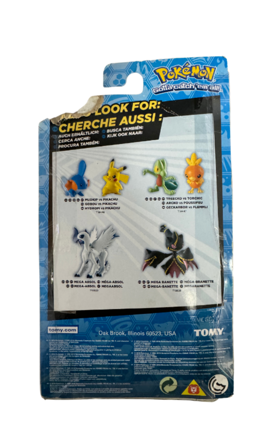 Pokemon Treecko vs Torchic Action Figure 2 Pack Tomy Posed for Battle ...