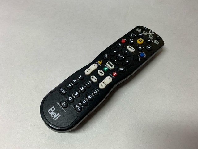 USED BELL FIBE TV Bluetooth Slim Replacement Remote Control With ...