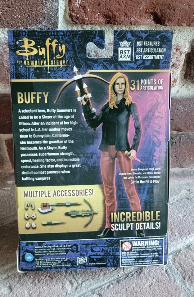 Buffy the Vampire Slayer Action Figure, BST AXN 5" Posing Buffy Toy ...