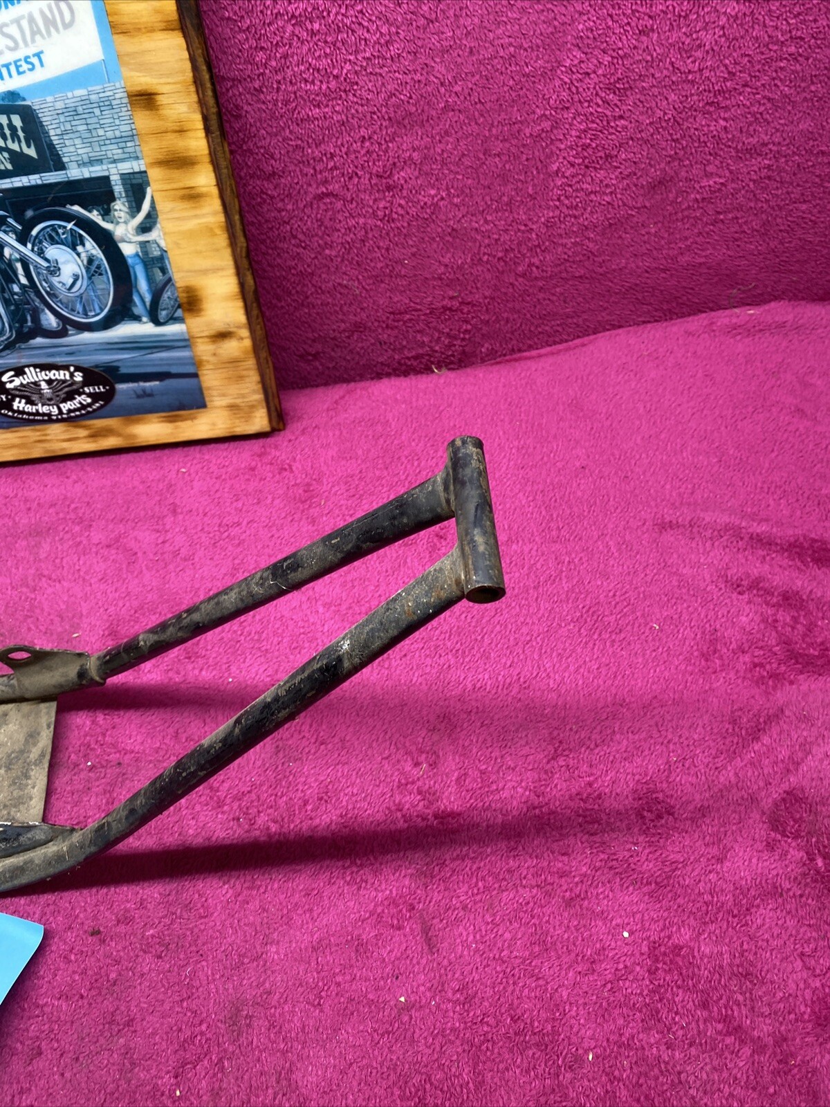 Yamaha frame cradle lower engine mount foot peg bracket kick stand Jt1 ...