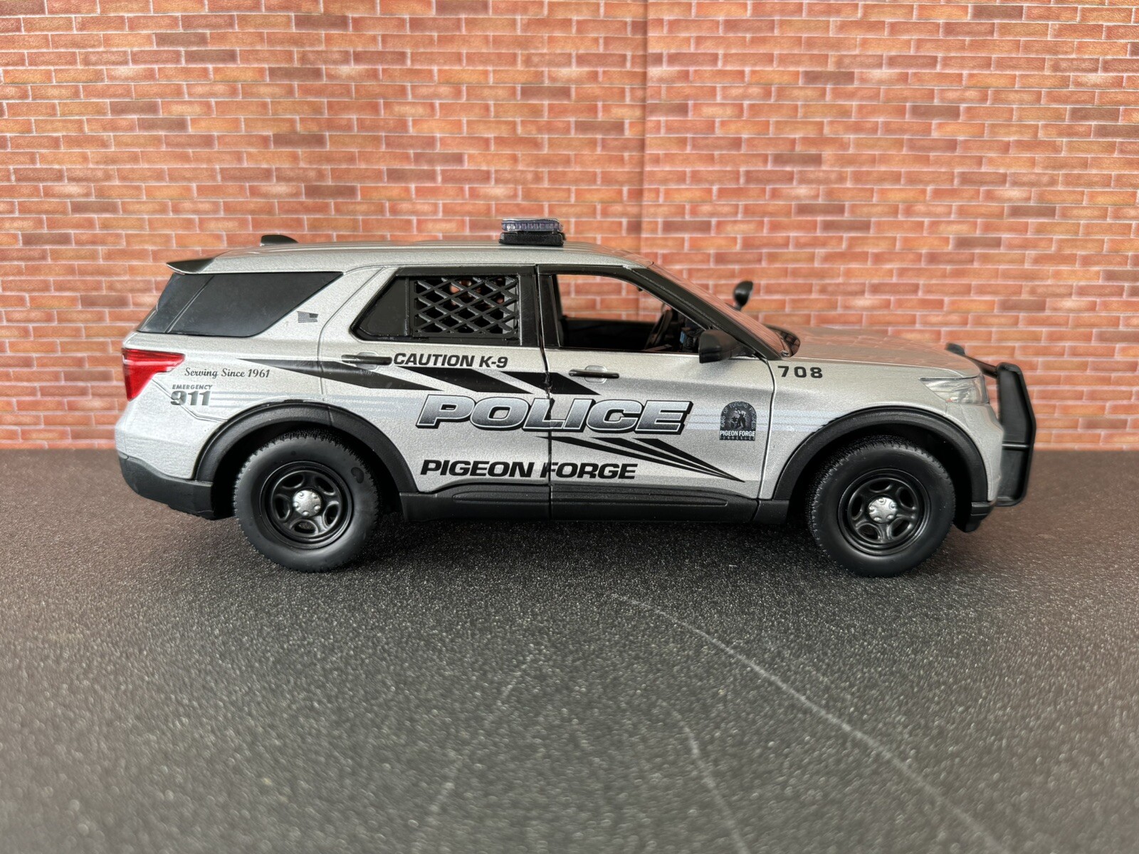 Pigeon Forge Police K-9 Tennessee 1/24 Scale Diecast Custom Motormax ...
