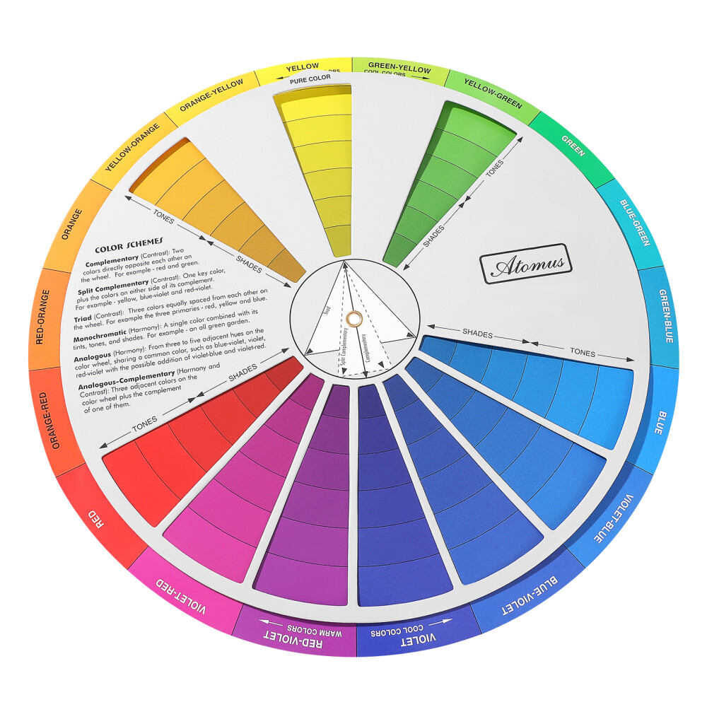 Complementary Color Wheel Mixing