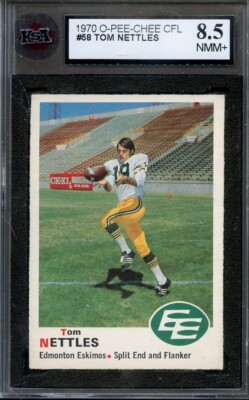 1970 O-PEE-CHEE CFL 58 TOM NETTLES KSA NMM+ 8.5 FB | eBay