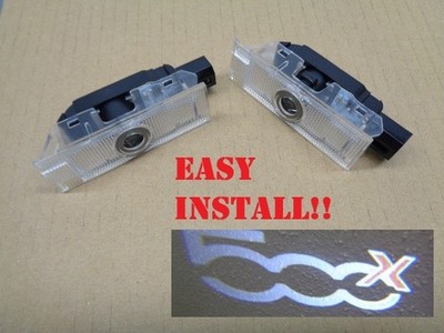 FITS FIAT 500 AND X Courtesy Puddle Step Door Lights (2 PK) | eBay