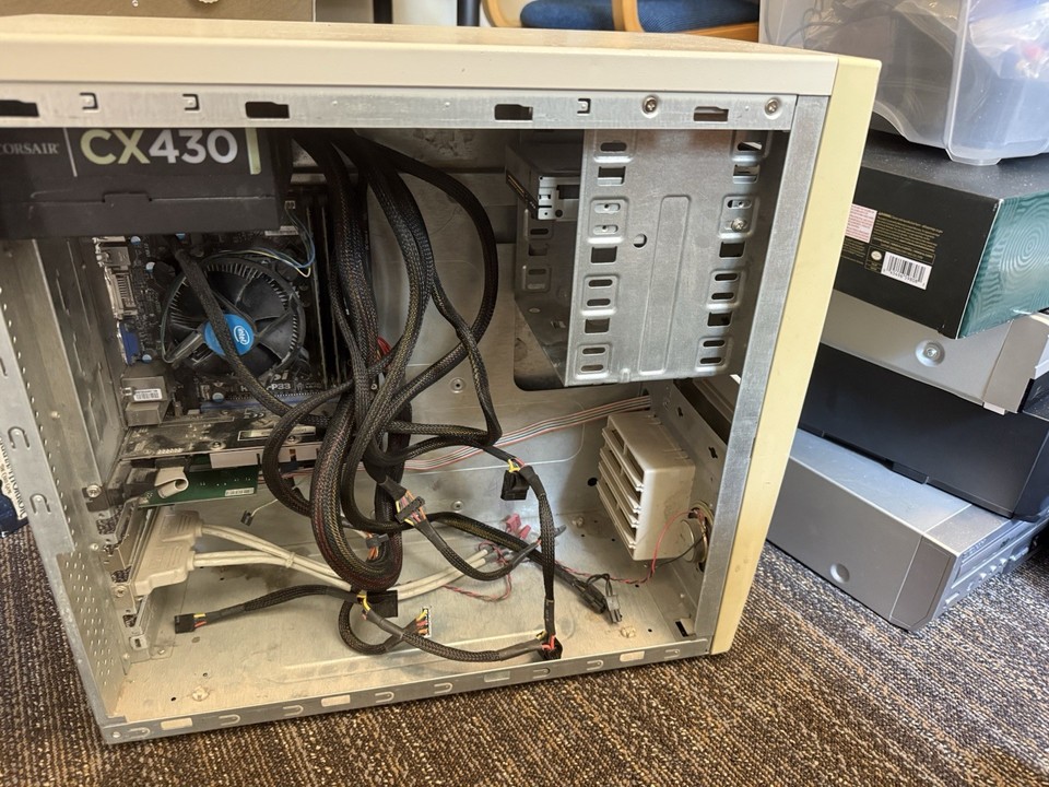 Vintage Retro Beige ATX Sleeper Build Computer PC Case | eBay