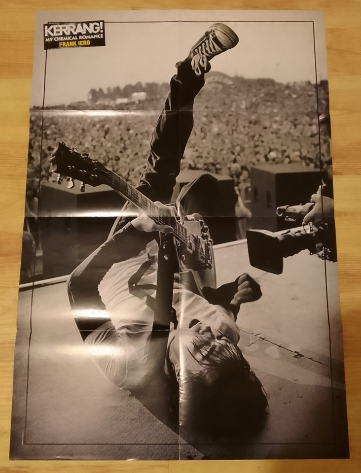 Kerrang !- My Chemical Romance Poster Special - 2 Stickers Missing ...