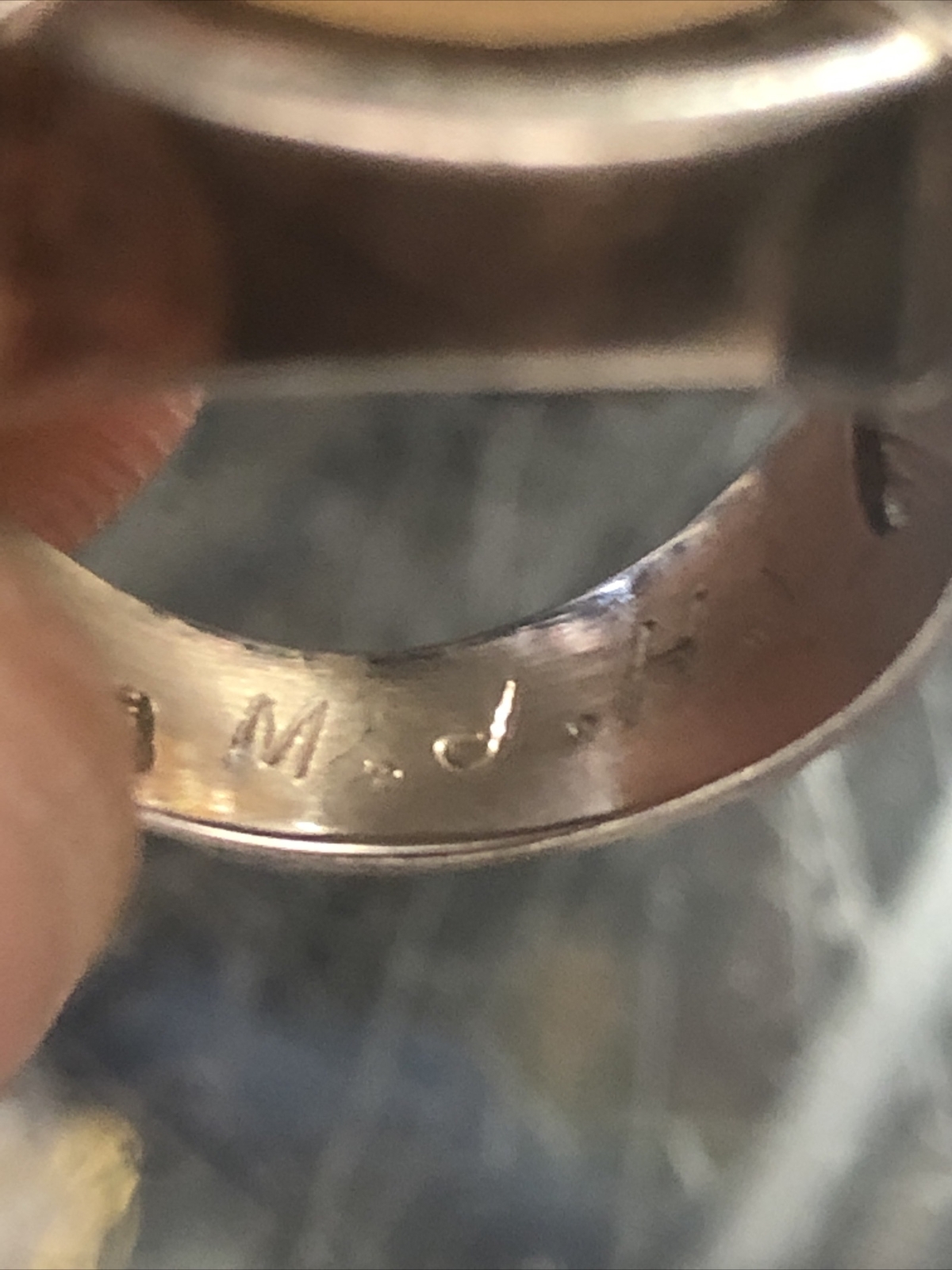 Vintage Boeing 15 Years Employee Ring Sterling Silver… - Gem