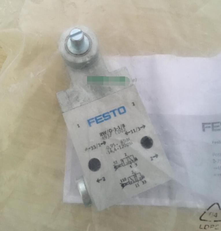 Fst RW/O-3-1/8 RW/O31/8 4937 FESTO roller lever valve NEW | eBay