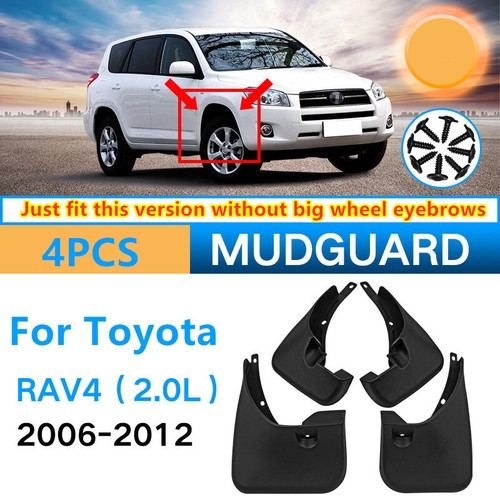 4X Front Rear Splash Fender Guards Mud Flaps Mudguard For Toyota RAV4 ...