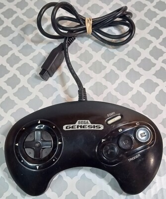 Sega Genesis Controller - 3 Button - Model 1650 - Authentic & Original ...