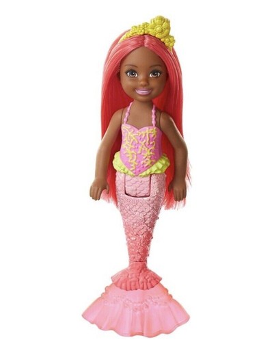 Barbie Dreamtopia Mermaid Rainbow Cove Chelsea Pink Hair Princess Doll ...