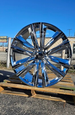 26" Inch Chrome Replica Escalade Platinum 6x139.7 6x5.5 Wheels Rims | eBay