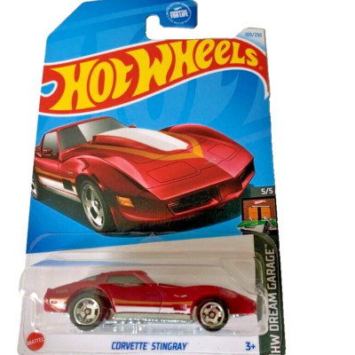 HOT WHEELS 2024 CORVETTE STINGRAY CHERRY RED 109/250 HW DREAM GARAGE ...
