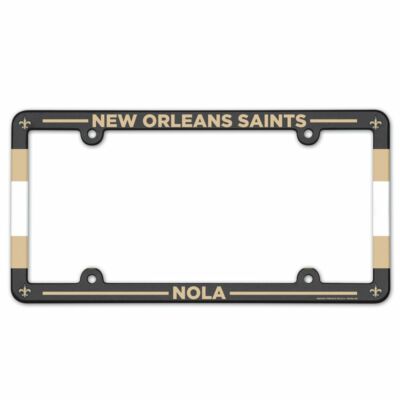 NEW ORLEANS SAINTS NOLA 6"x12" LICENSE PLATE FRAME NEW WINCRAFT 👀 | eBay