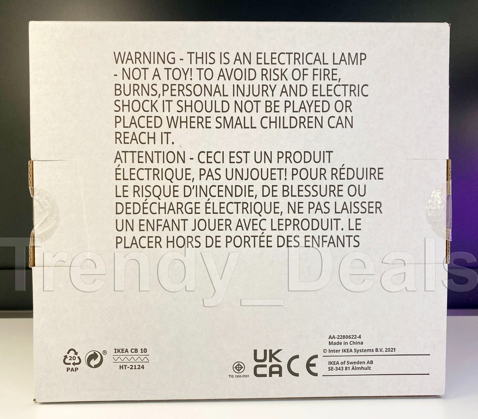 Ikea ISKÄRNA ISKARNA LED Table Lamp Color Changing Head-Shape Latest ...