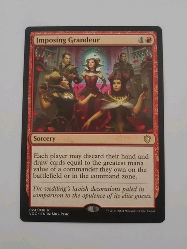 MTG Imposing Grandeur - Commander: Innistrad: Crimson Vow (VOC) 24 Rare ...