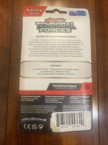Pokemon x1 Temporal Forces Promo Blister Pack Bellibolt! Brand New ...