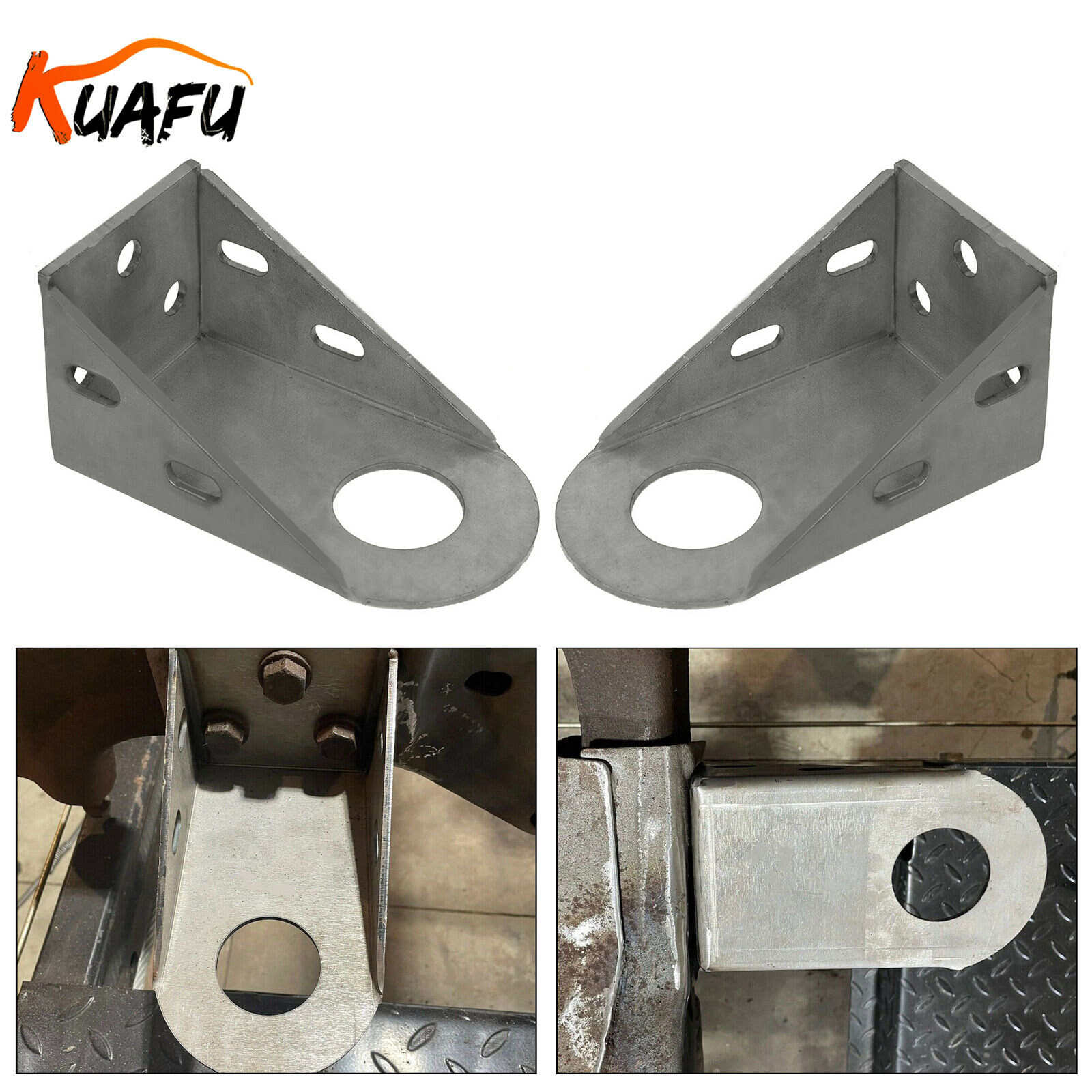 2PCs Radiator Support Mount Bracket for 88-00 Chevy Chevrolet C/K 1500 ...