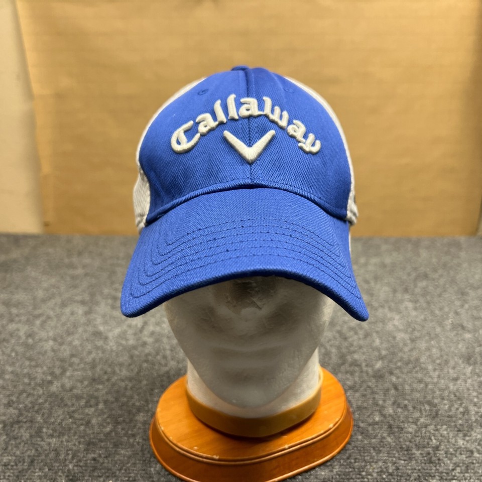Callaway The Diplomat Odyssey Logo Golf Cap Adult Fitted L/XL Blue Flex ...