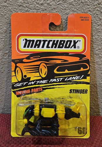 MATCHBOX 68 Yellow STINGER BEE Car New Model 1995 Thailand Bumble ...