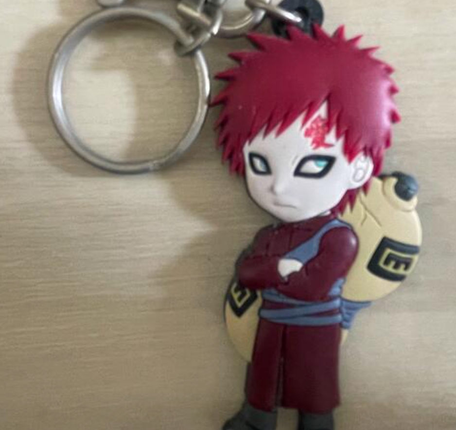 NARUTO Gaara Rubber Key Chain From Japan | eBay