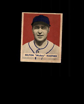 1949 Bowman 144 Mickey Haefner RC VG-EX #D1,366365 | eBay