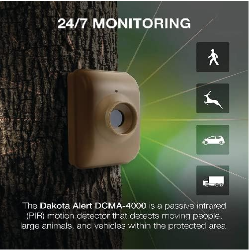 Dakota Alert Long Range Driveway Alarm Motion Detector Entrances ...
