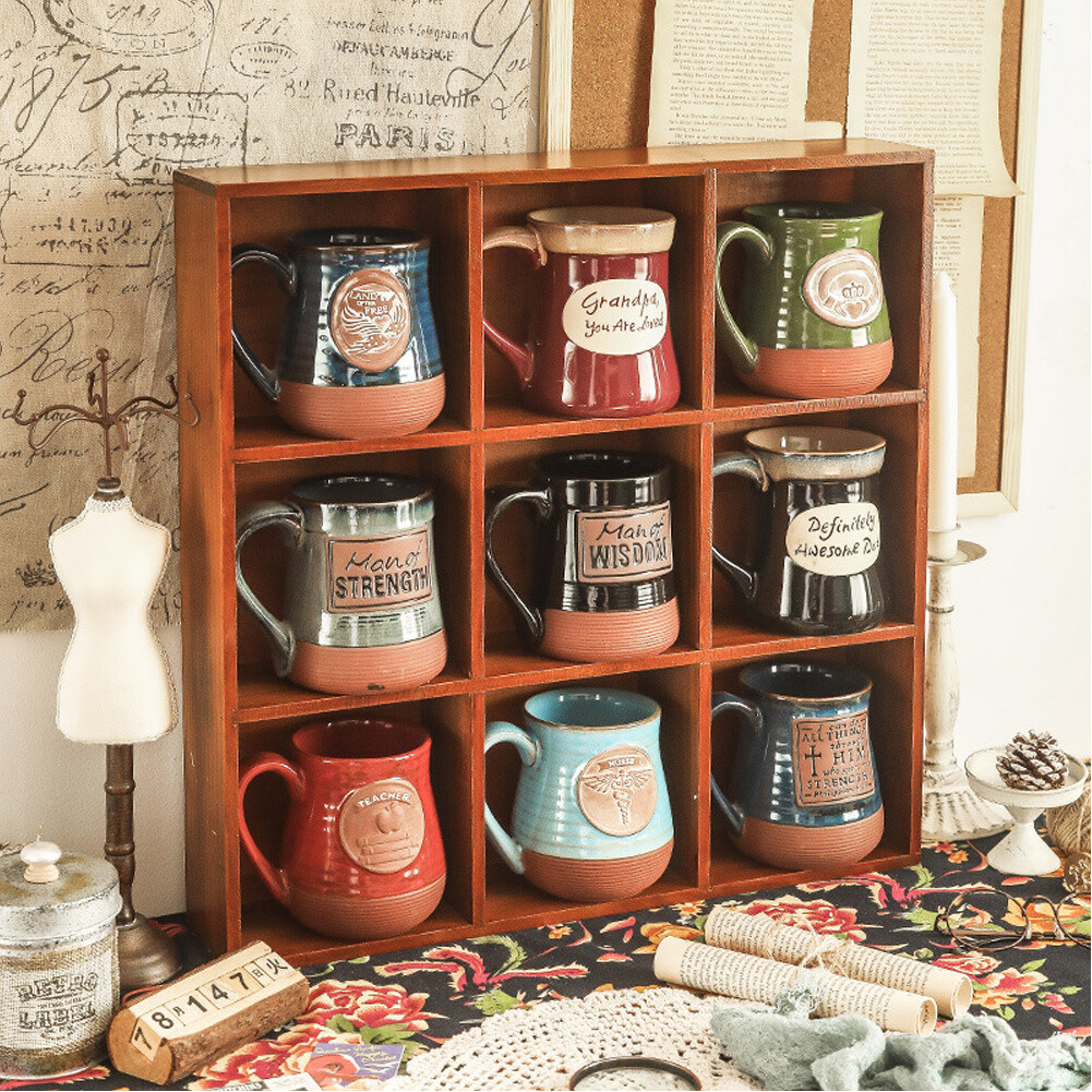 3 Tier Small Wall Shelves Hanging Tabletop Shelf Wooden Storage Display ...