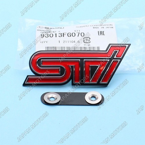 OEM Subaru 2011 - 2014 Impreza STi Front Grill Emblem Badge WRX JDM ...