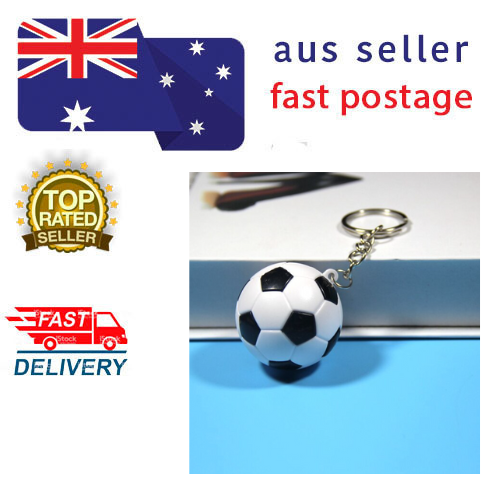 15pcs SOCCER KEYRINGS Football Souvenir Keychain For Party Bag Fillers ...