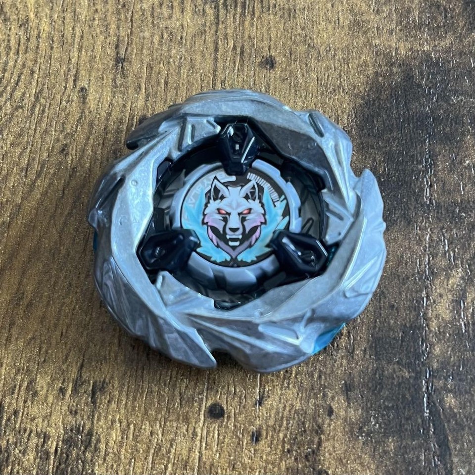 Blay Blade Beyblade X Silver Wolf 4-50Z Rachet Bit Set Used Japan | eBay