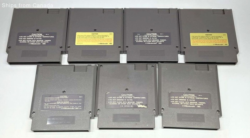 Lot of 7 Nintendo Entertainment System NES Games | eBay