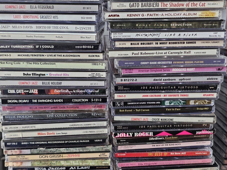 Huge Lot of 86 Jazz Music CD's in Original Cases w/ Rare Titles Nice ...