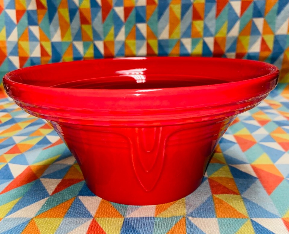 NEW FIESTA Scarlet Red Hostess Serving Bowl 41 ounce FIESTAWARE free ...