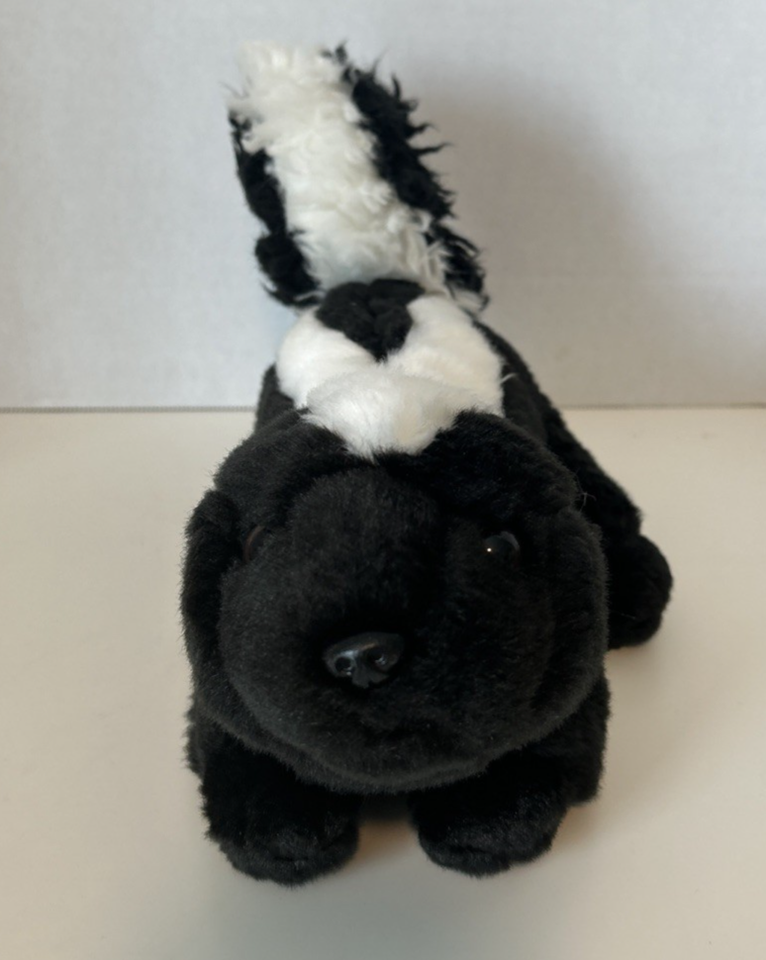 Realistic SKUNK Stuffed Animal Plush 13” Soft Toy Vintage HTF Cabin ...