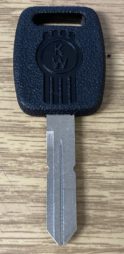 BRAND NEW MOLDED BLANK DOUBLE BITTED LONG KENWORTH KEY w/ KENWORTH LOGO ...