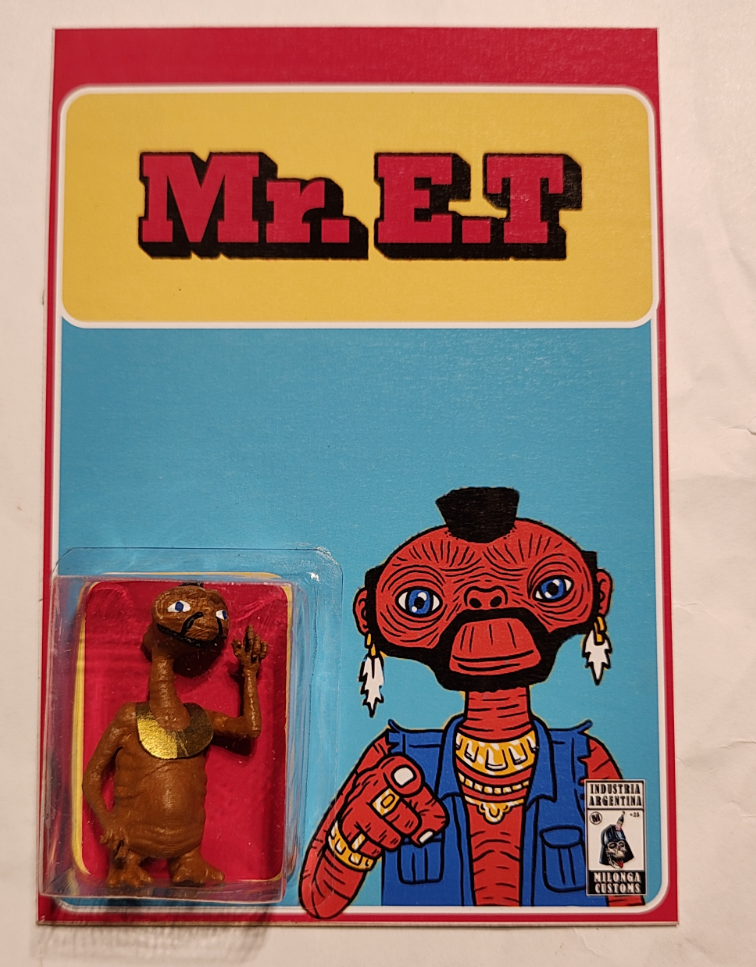 Mr. E.T Laurence T Custom Carded Figure - A-Team Kitbash Mashup Figure ...