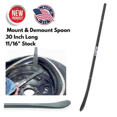 30" Steel Leverage Mount & Demount Spoon Bar for Car Truck Tractor ...