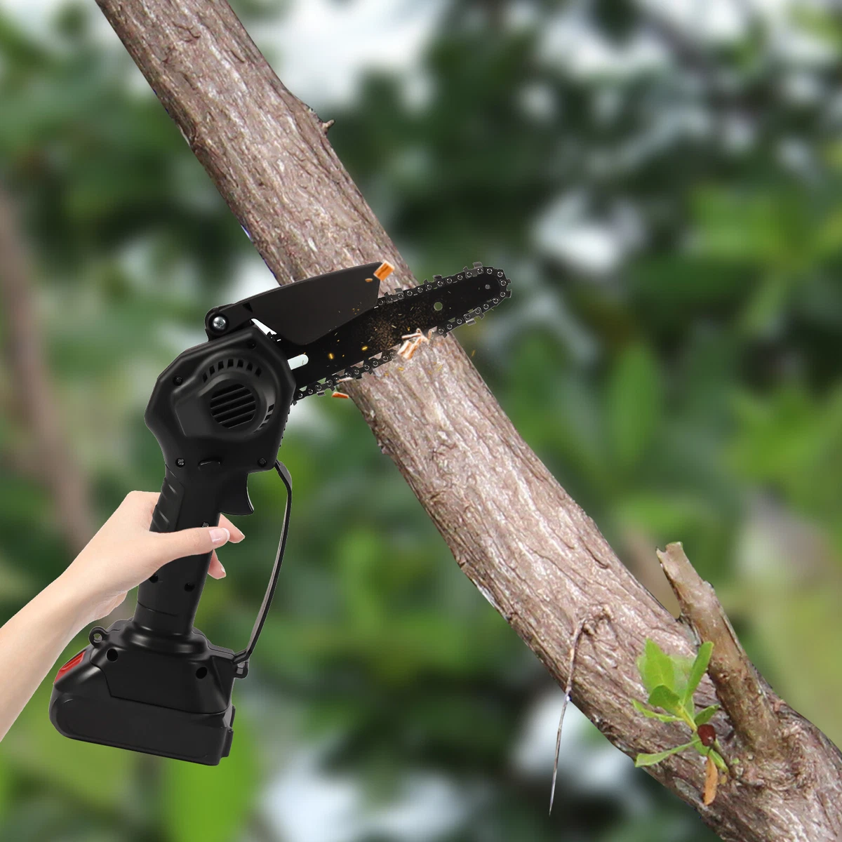 Handheld Electric Chainsaw Woodworking Cutter Chainsaw, 50% OFF