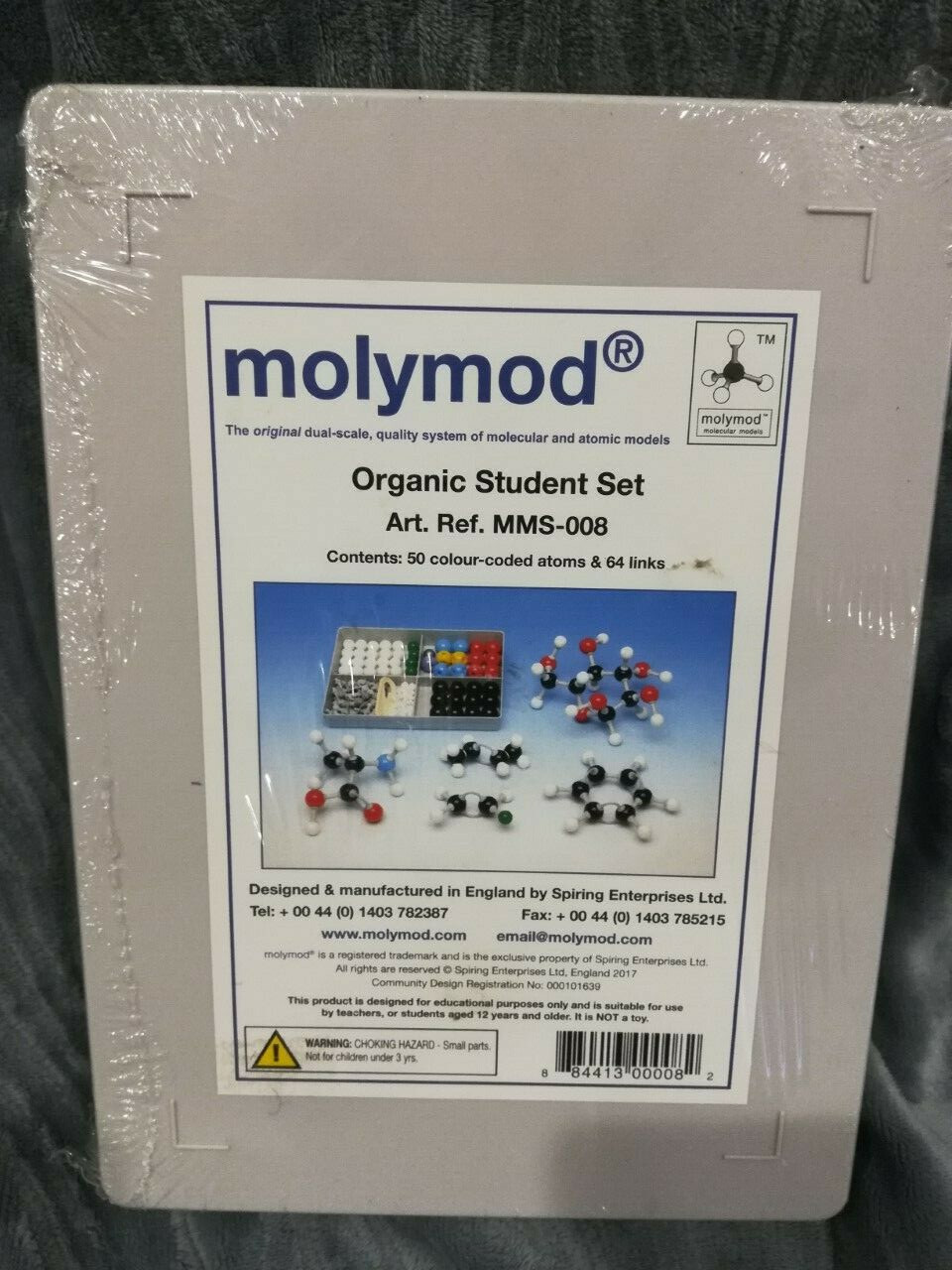 MOLYMOD ORGANIC STUDENT SET OF MOLECULAR & ATOMIC MODELS - COMPLETE | eBay