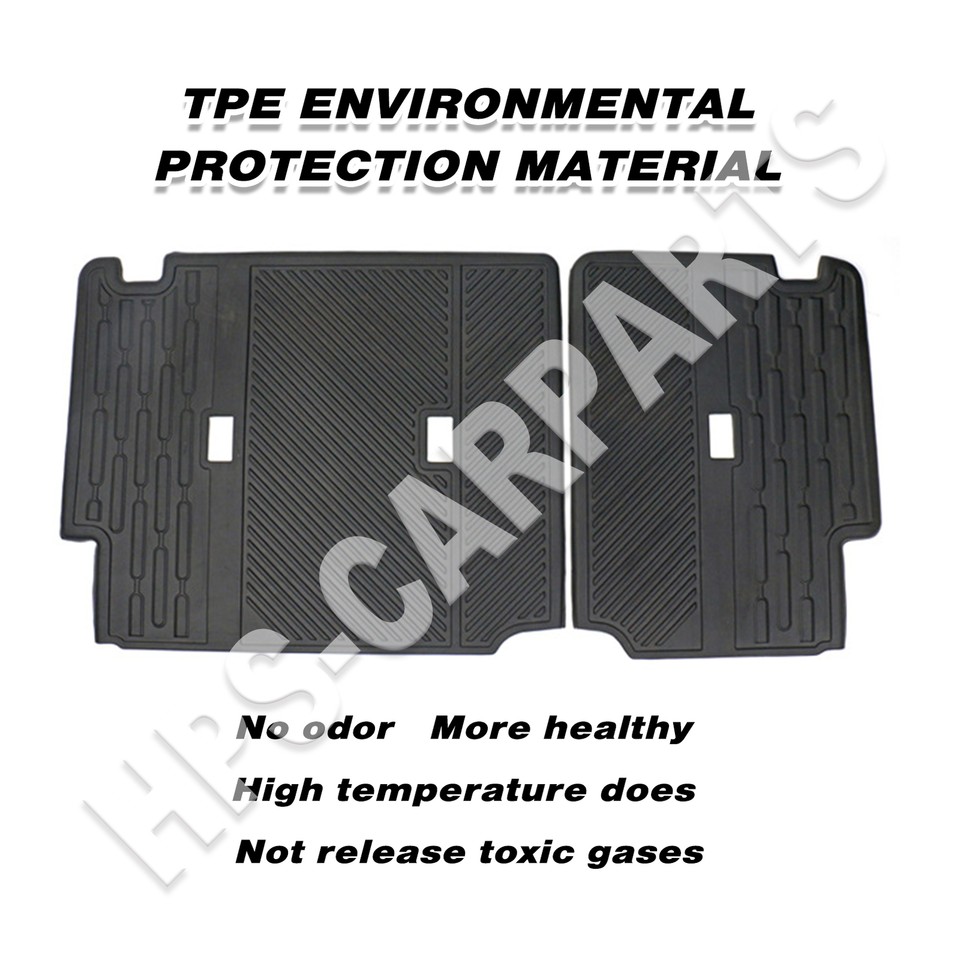 Rear Seat Back Mat+ Cargo Trunk Floor Mat Liner For 2021-2023 Ford ...