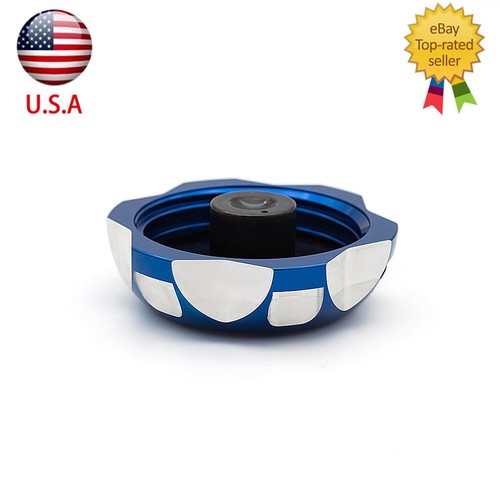 Blue 68mm CNC Gas Fuel Tank Cap Cover Aluminum Dirtbike | eBay
