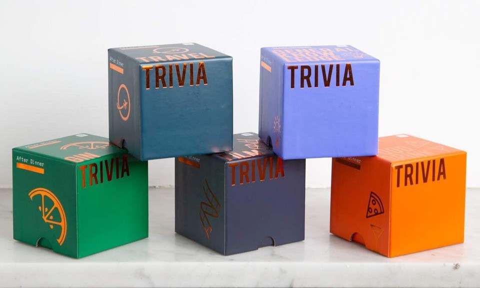 General Knowledge Trivia Quiz Question Cards | After Dinner Table Game ...