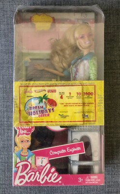 NRFB Barbie I Can Be Computer Engineer 2010 Mint Condition Mattel | eBay UK