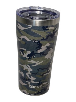 Tervis Green Camouflage Stainless Steel 20 Oz Insulated Tumbler with ...