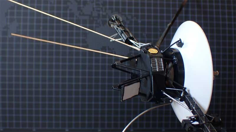 Hasegawa NASA Unmanned Space Probe VOYAGER 1/48 Scale Plastic Model Kit ...